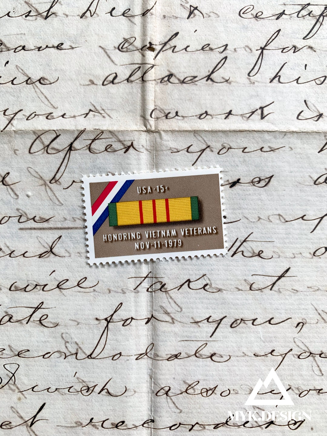 Vietnam Veterans 1979 Vintage US Postage Stamps Face Value 15 Cents ...