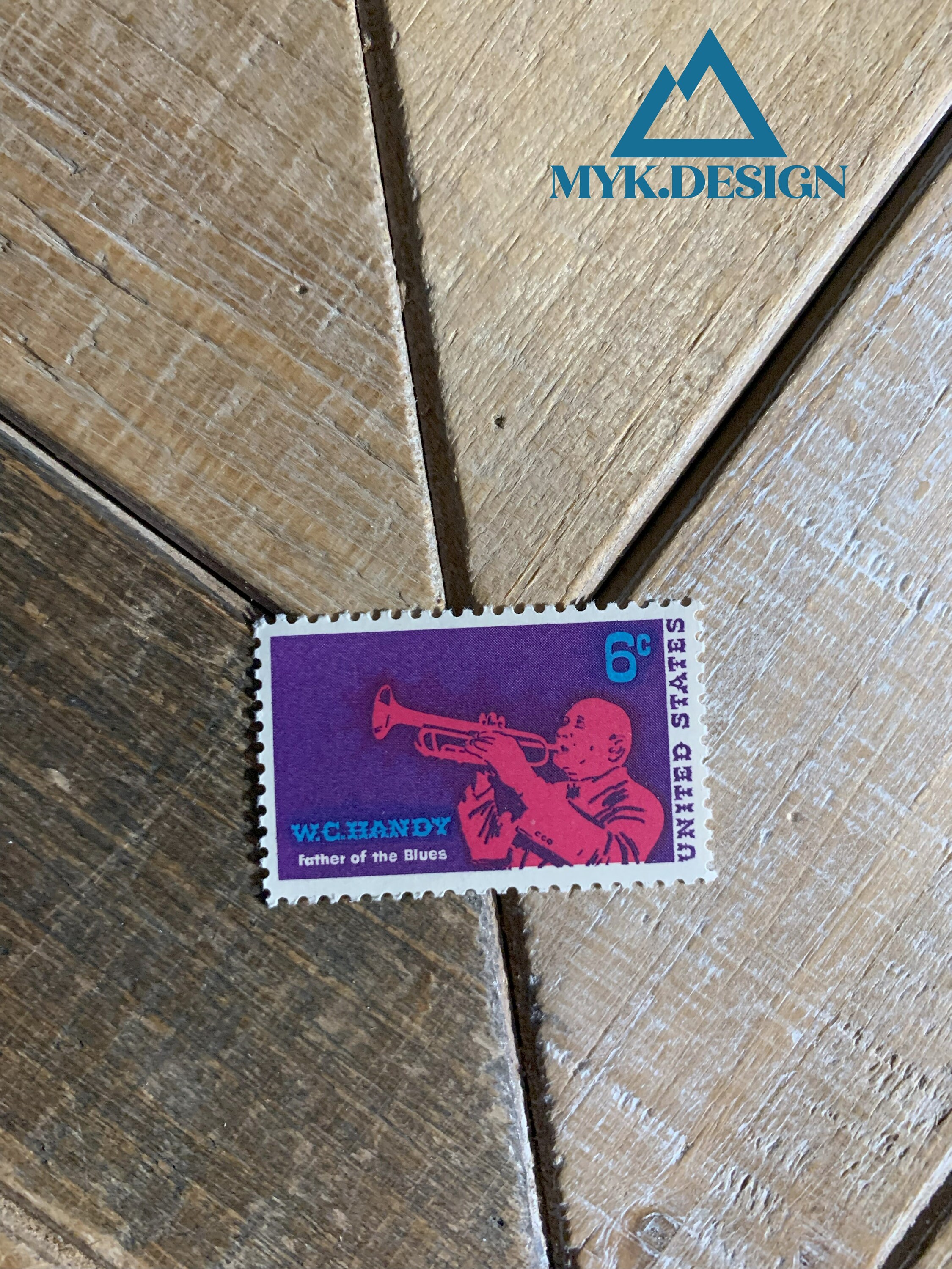 WC Handy 1969 Vintage US Postage Stamps Face Value 6 Cents Scott 1372 ...