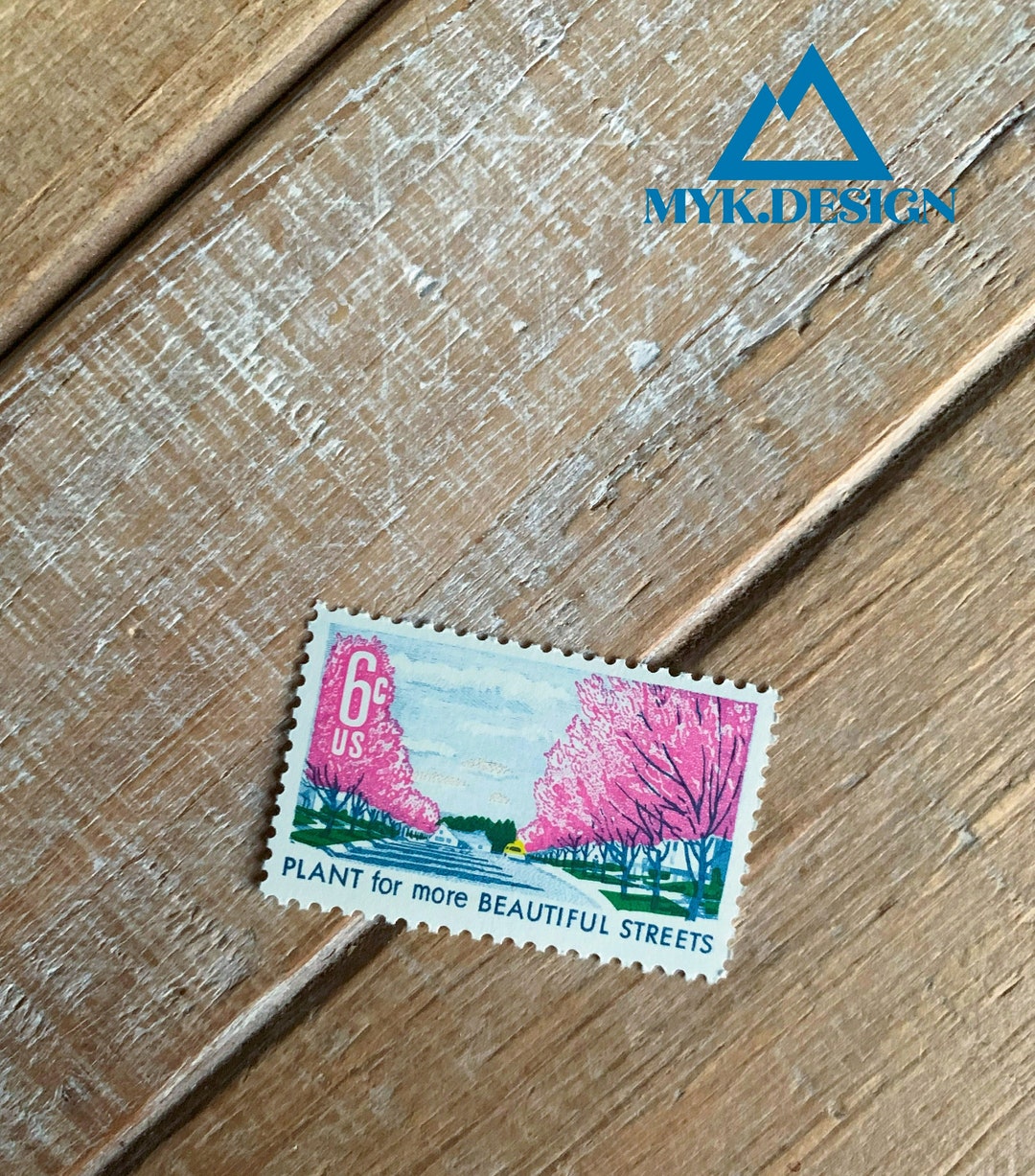 Beautification of Streets 1969 Vintage US Postage Stamps Face Value 6 ...