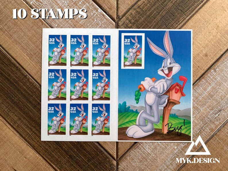 Bugs Bunny | 1997 | Vintage US Postage Stamps, Scott #3137 | Face Value ...