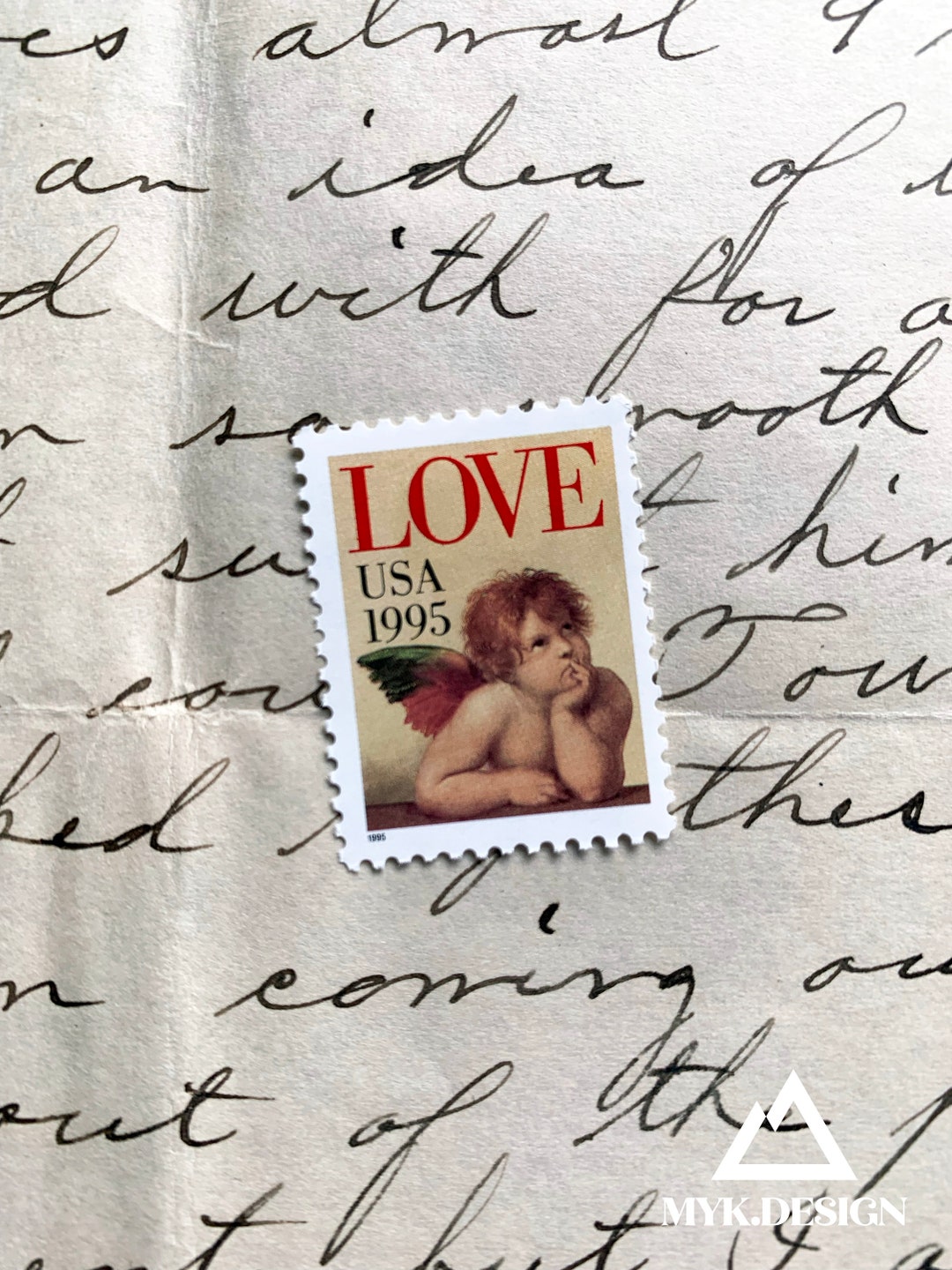 Love Cupid | 1995 | Vintage US Postage Stamps | Face Value 32 Cents ...