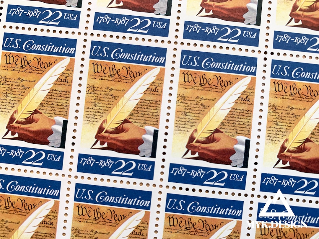 Constitution Signing 200th Anniv | 1987 | Vintage US Postage Stamps ...