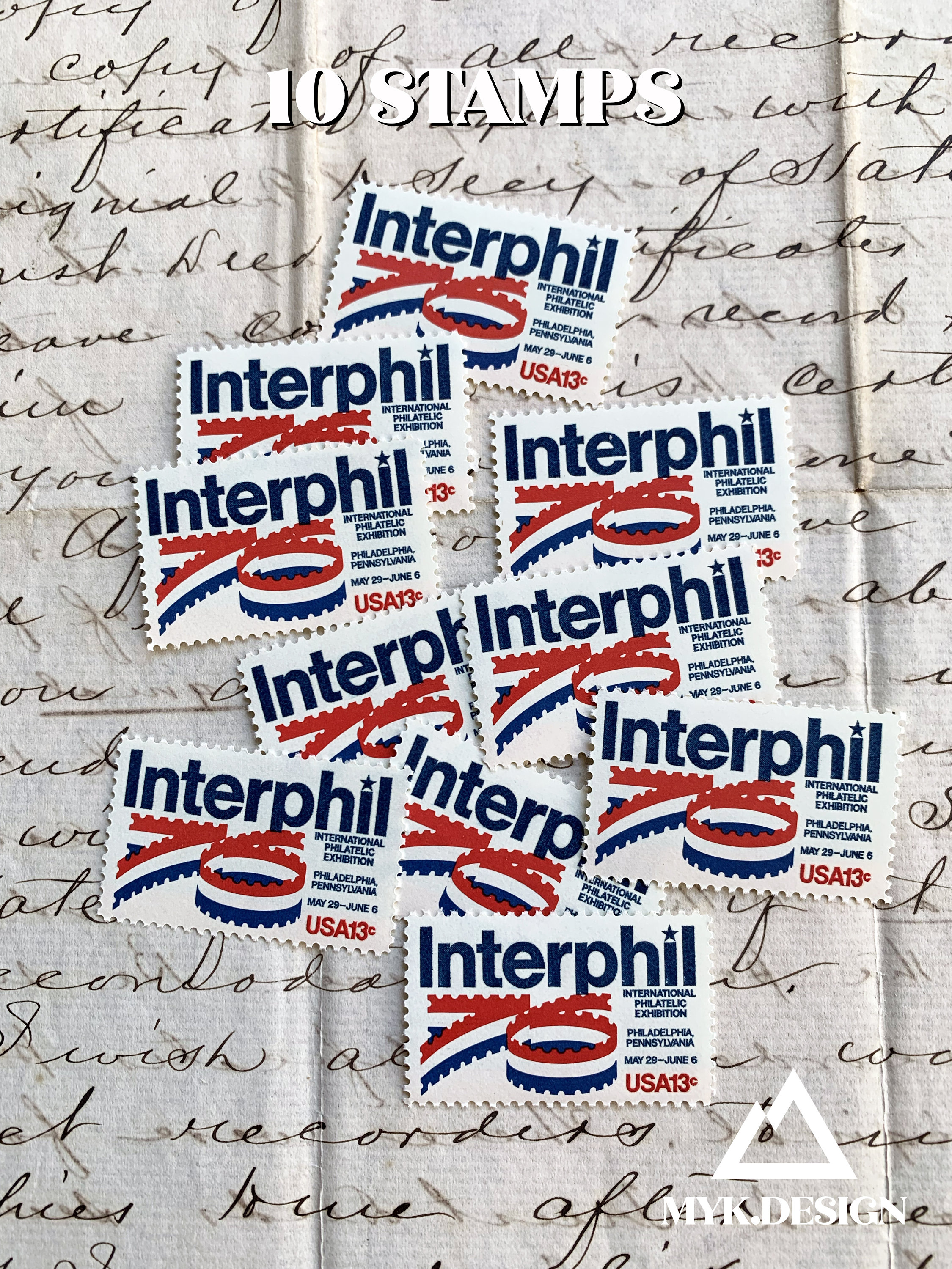 Interphil 1976 1976 Vintage US Postage Stamps Face Value - Etsy