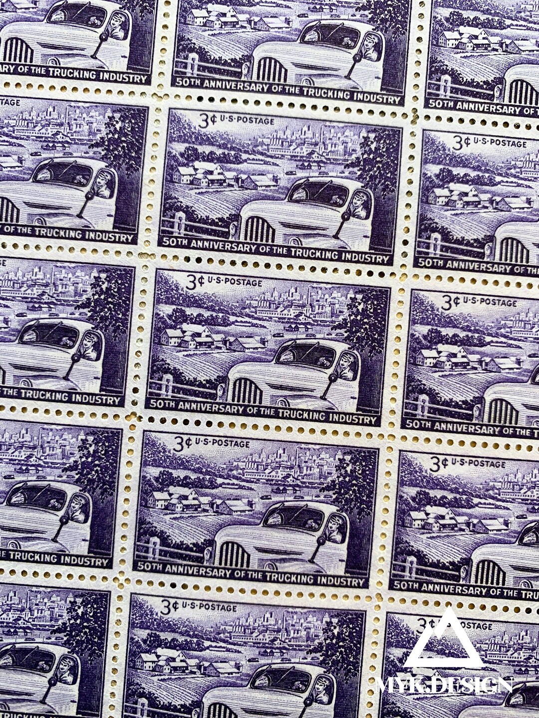 Trucking Industry | 1953 | Vintage US Postage Stamps | Face Value 3 ...