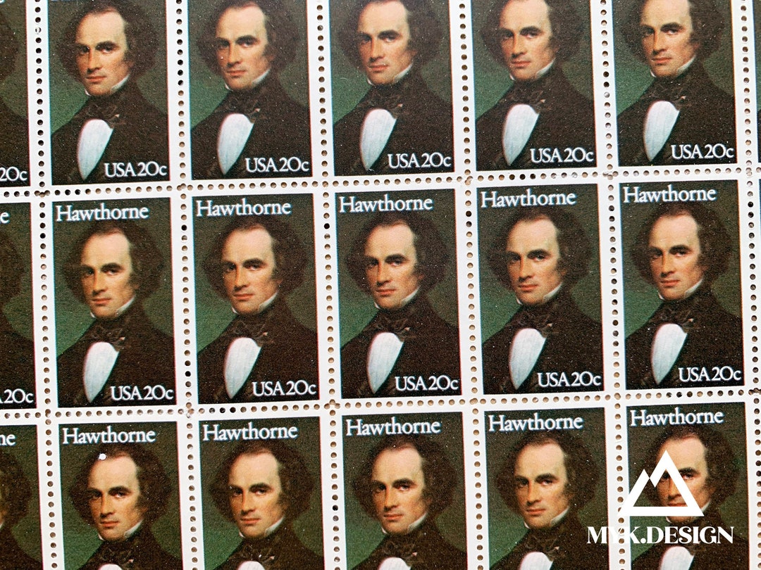 Nathaniel Hawthorne | 1983 | Vintage US Postage Stamps | Face Value 20 ...