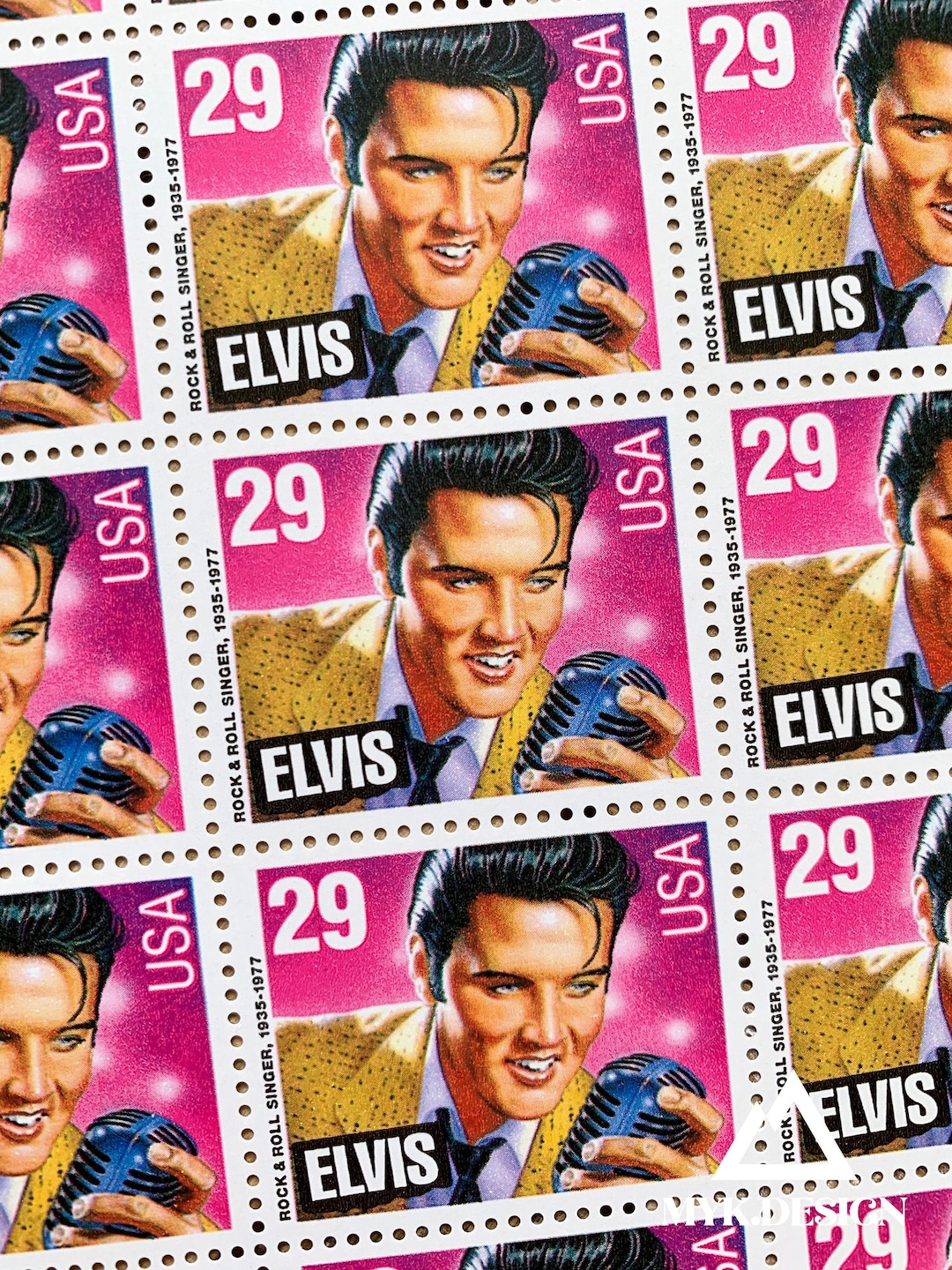 Elvis Presley | 1993 | Vintage US Postage Stamps, Scott #2721 | Face ...