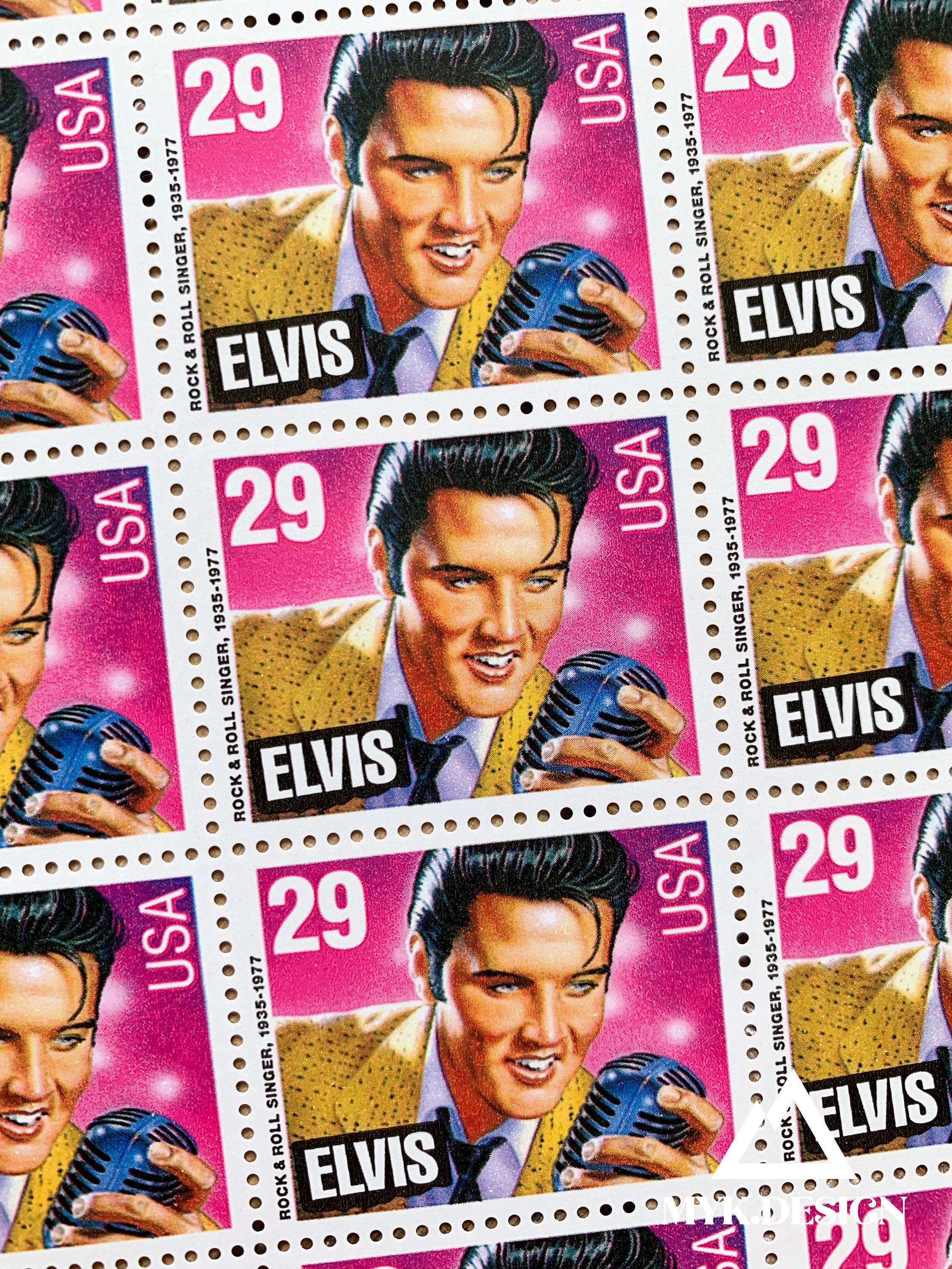 Elvis Presley | 1993 | Vintage US Postage Stamps, Scott #2721 | Face ...