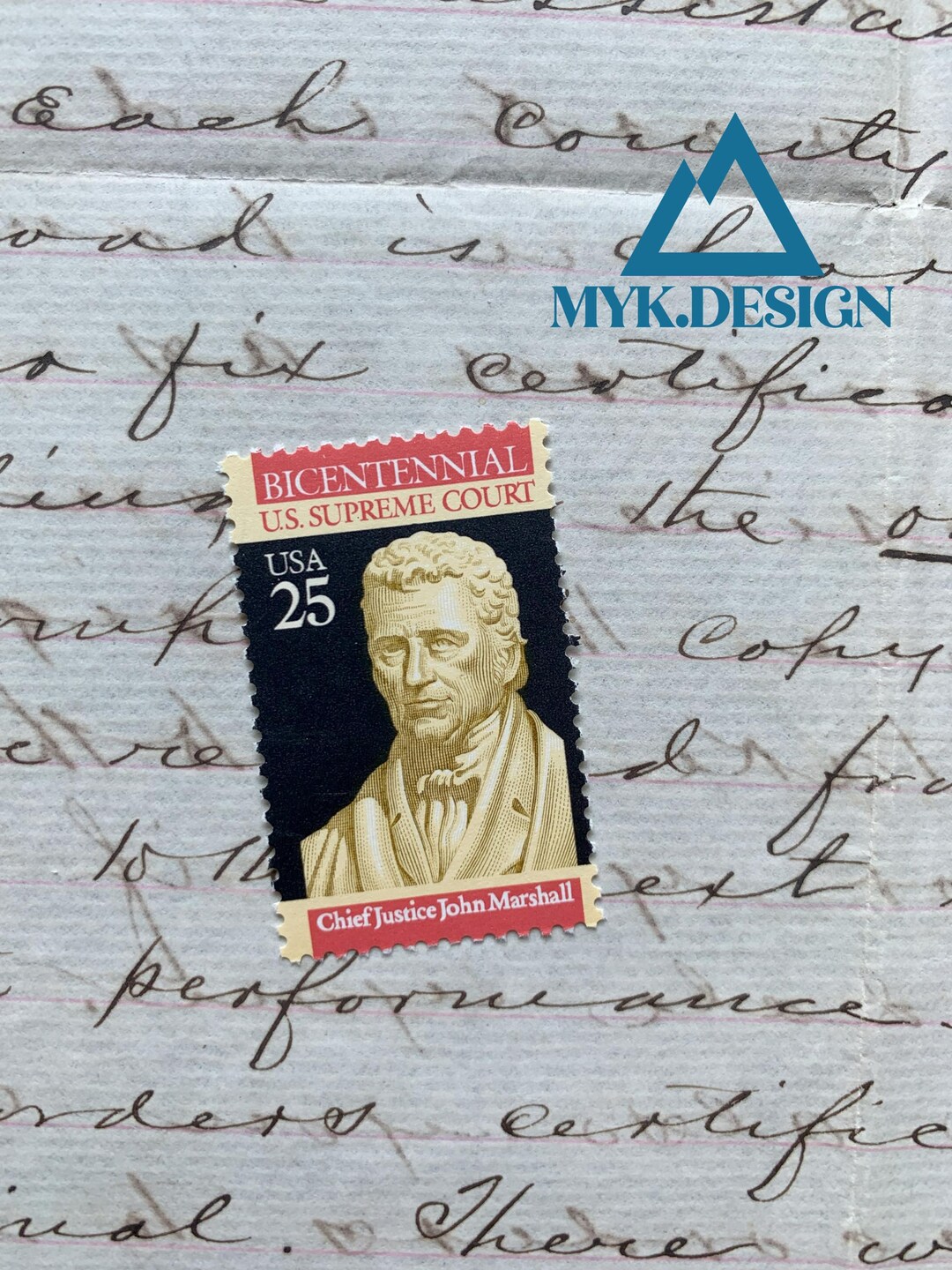 Supreme Court 1989 Vintage US Postage Stamps, Scott 2415 Face Value 25 ...