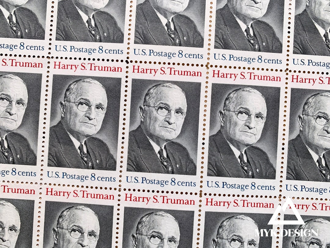Harry S Truman | 1973 | Vintage US Postage Stamps | Face Value 8 Cents ...