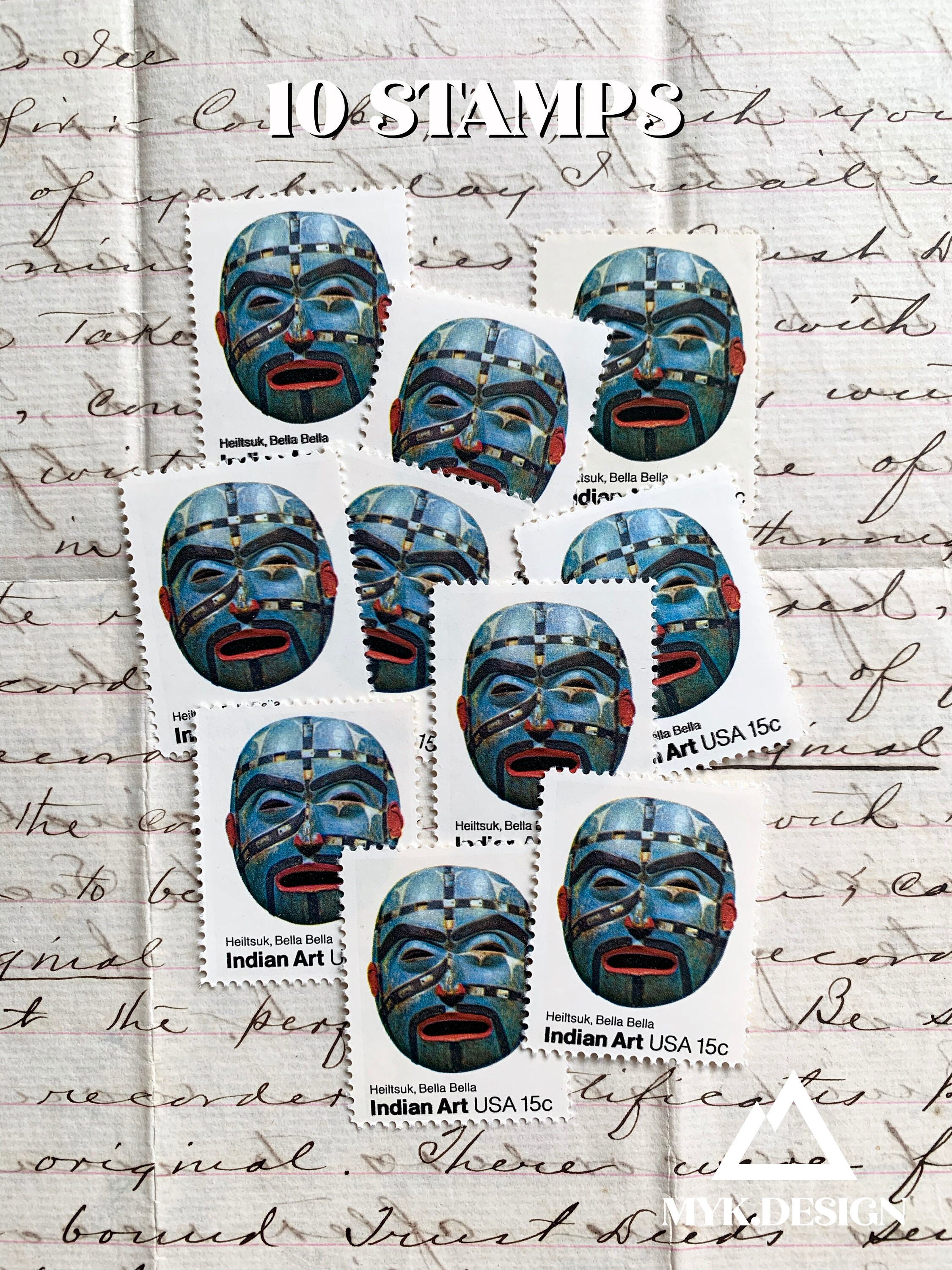 Pacific Northwest Indian Masks | 1980 | Vintage US Postage Stamps ...
