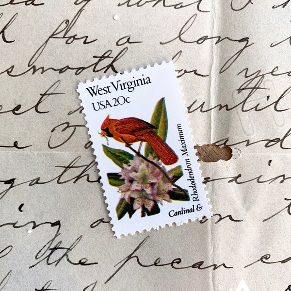 Vintage Virginia Stamps - Etsy