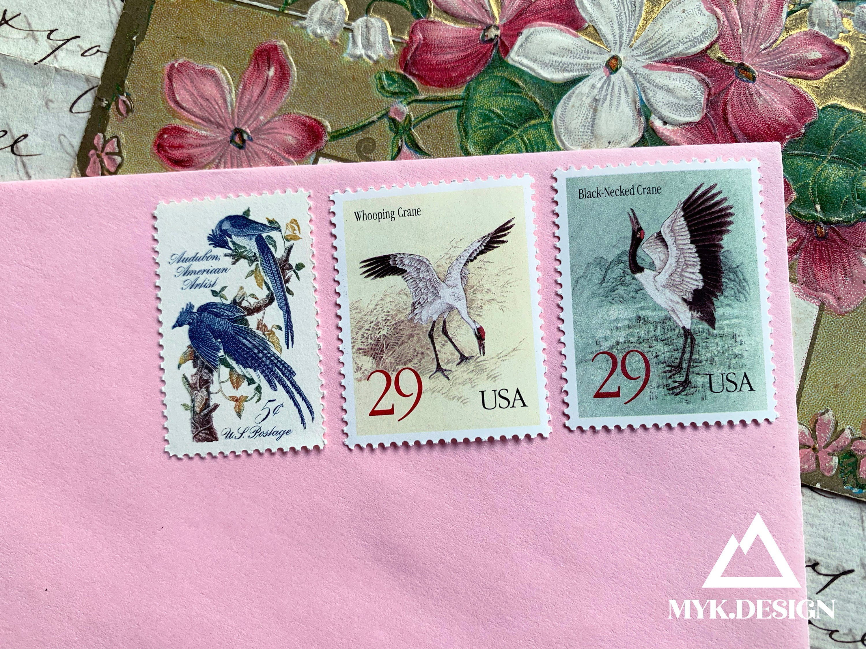 Cranes | 1994 | Vintage US Postage Stamps | Face Value 29 Cents | Scott ...