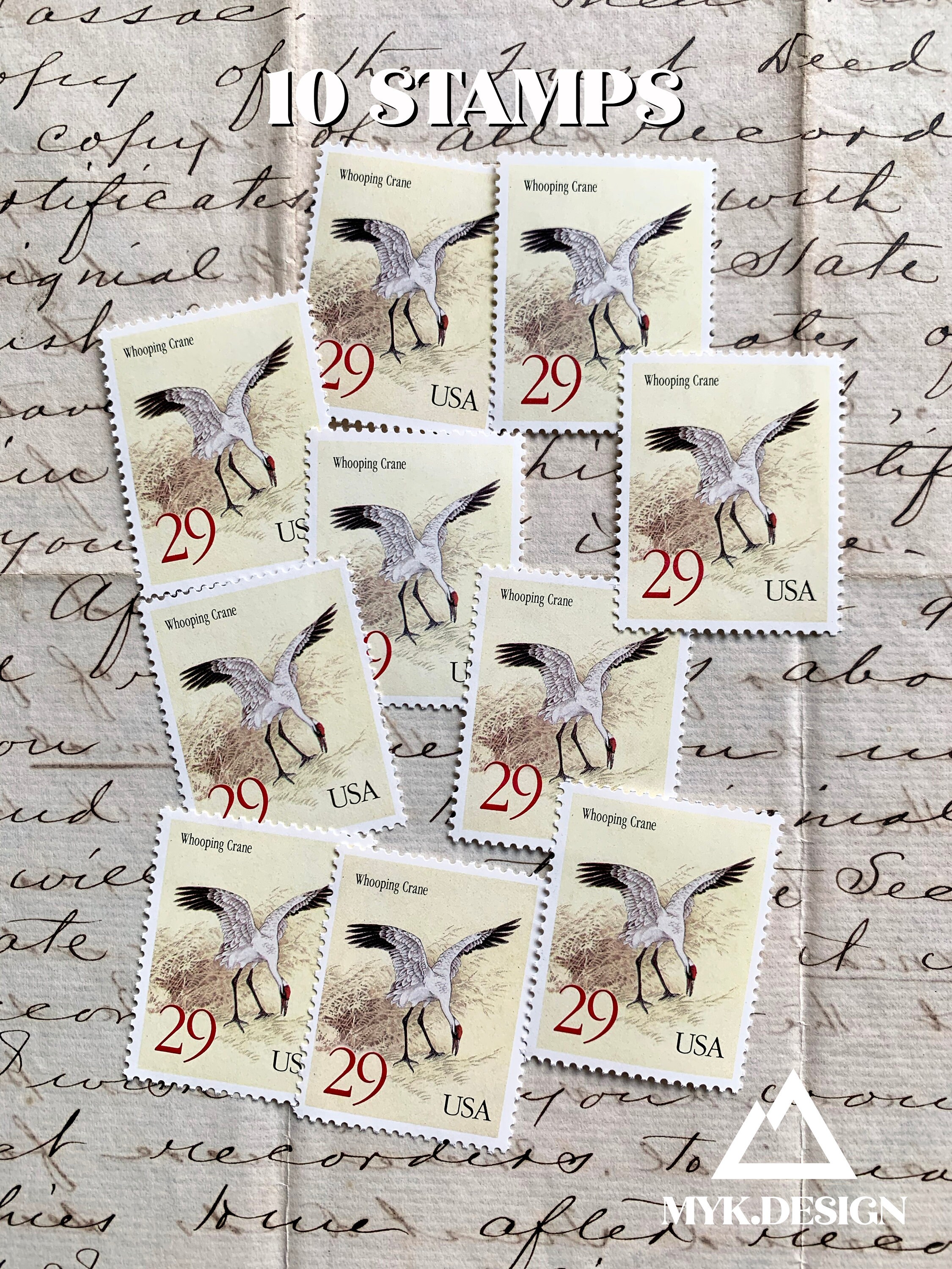 Cranes | 1994 | Vintage US Postage Stamps | Face Value 29 Cents | Scott ...