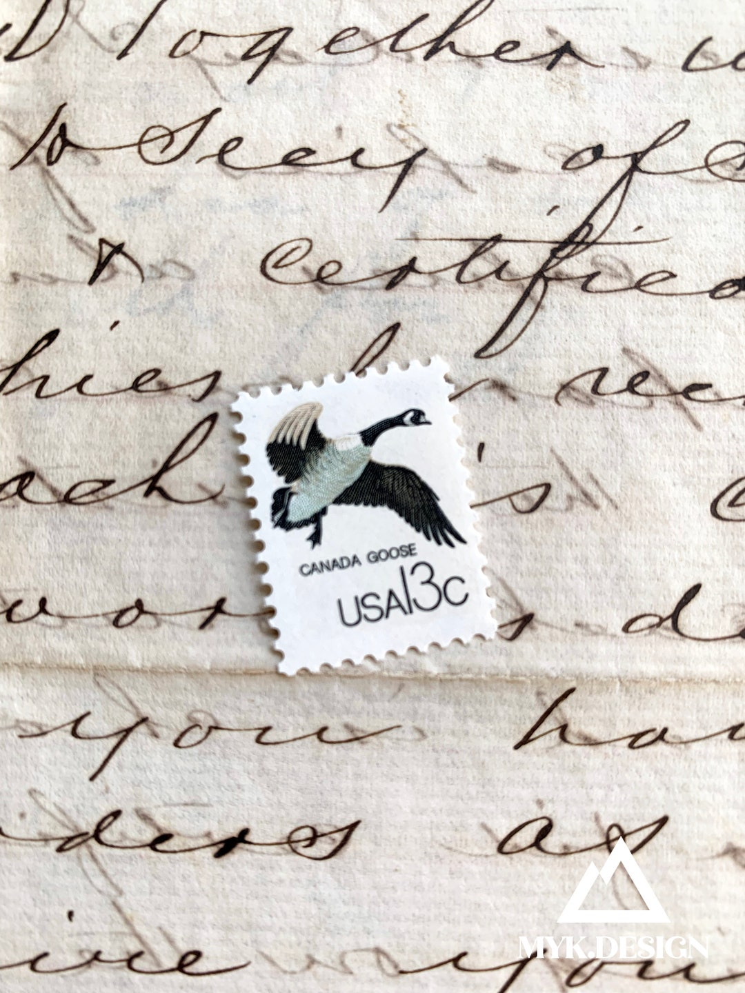 Canada Goose | 1978 | Vintage US Postage Stamps | Face Value 13 Cents ...