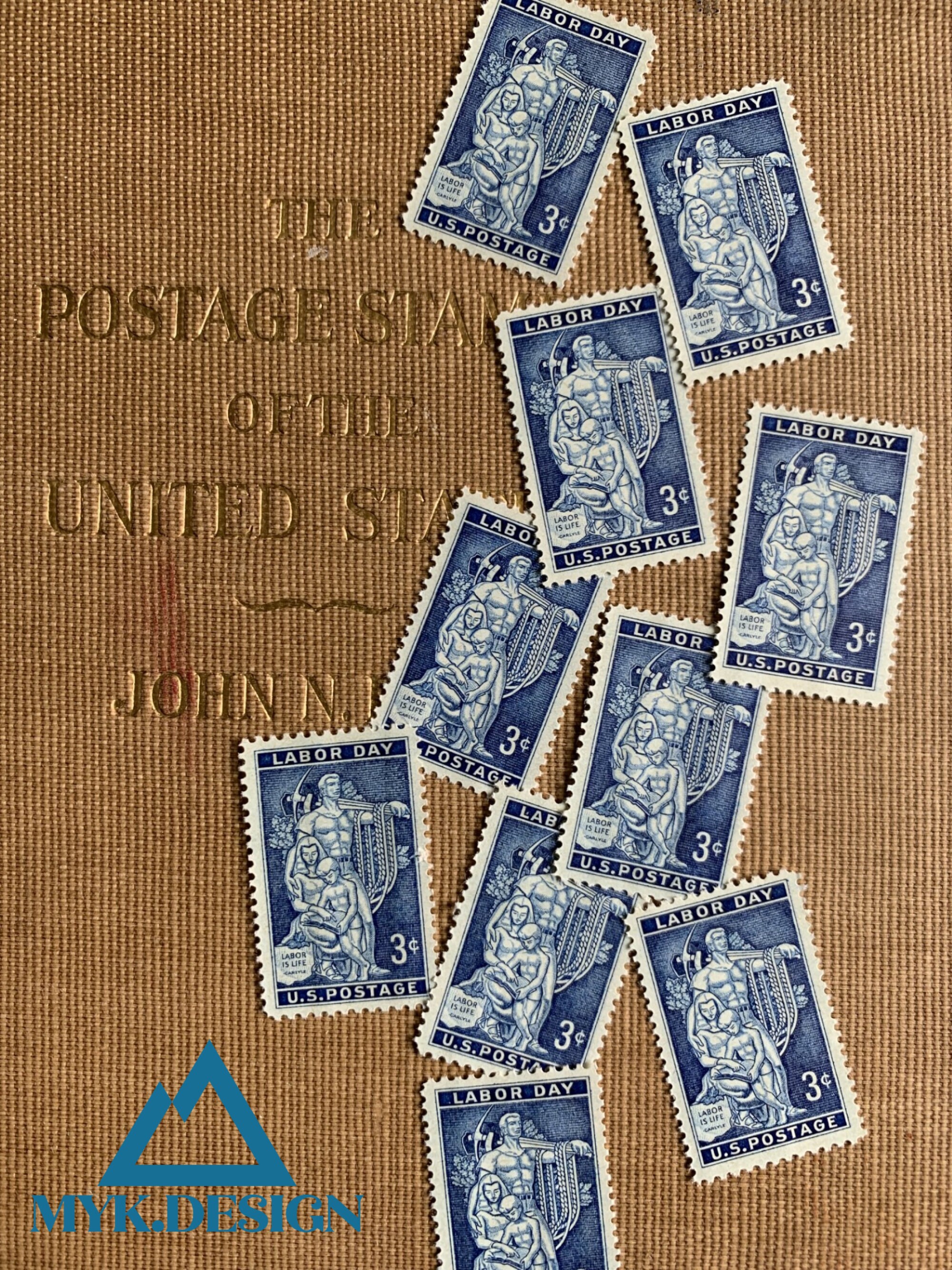 Labor Day 1956 Vintage US Postage Stamps Face Value 3 - Etsy