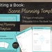 Writing a Book: Scene Planning Template | Digital or Printable Writing ...