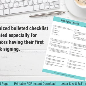 The Ultimate Book Signing Checklist | What to Bring to Your First Book ...