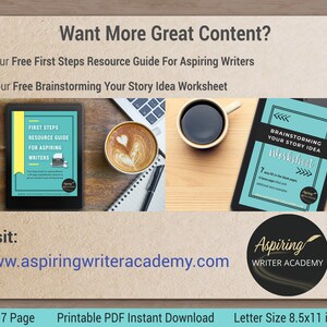 Writing a Book: Scene Planning Template | Digital or Printable Writing ...