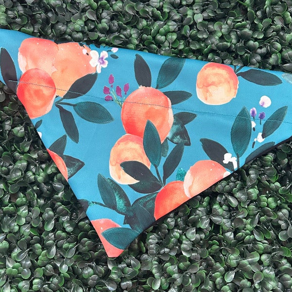 Peach Dog Bandana - Etsy