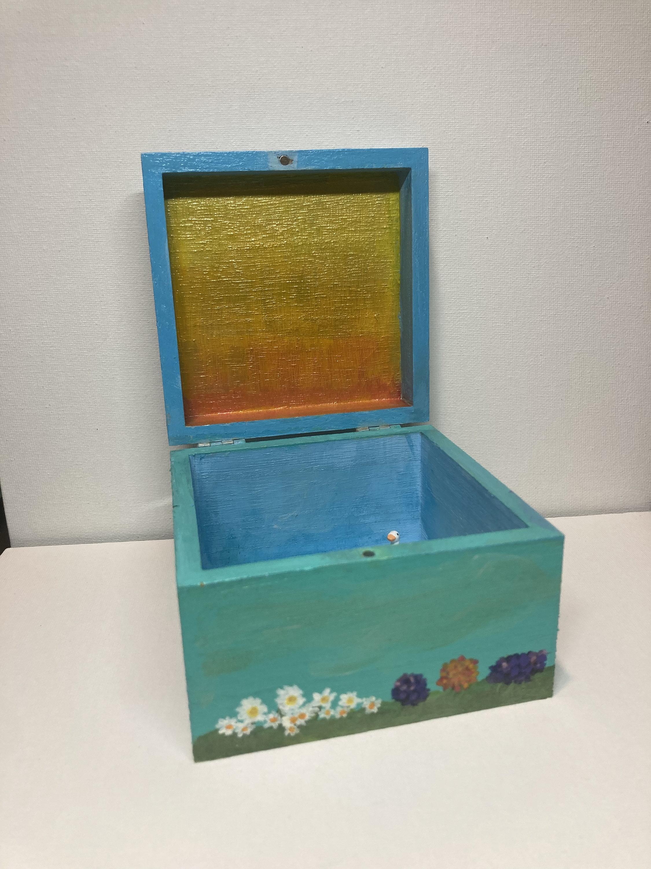 Swan, Pond & Flowers Jewelry Box - Etsy