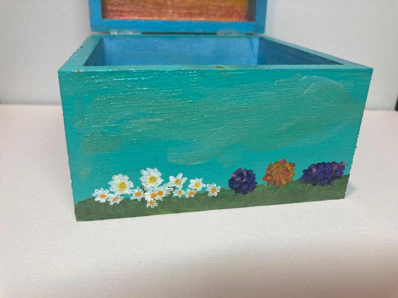 Swan, Pond & Flowers Jewelry Box - Etsy