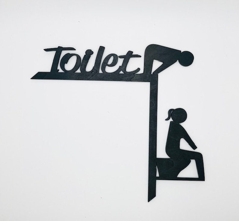 Toilet Restroom Door Frame Window Frame Shelf Decorative Sitter - Etsy