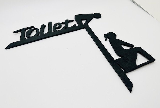 Toilet Restroom Door Frame Window Frame Shelf Decorative Sitter - Etsy