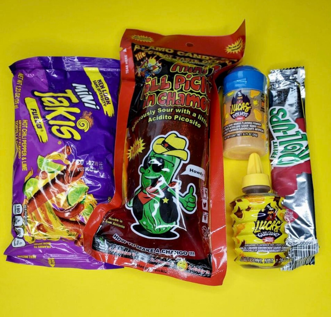 Chamoy Pickle Kit With Takis Etsy