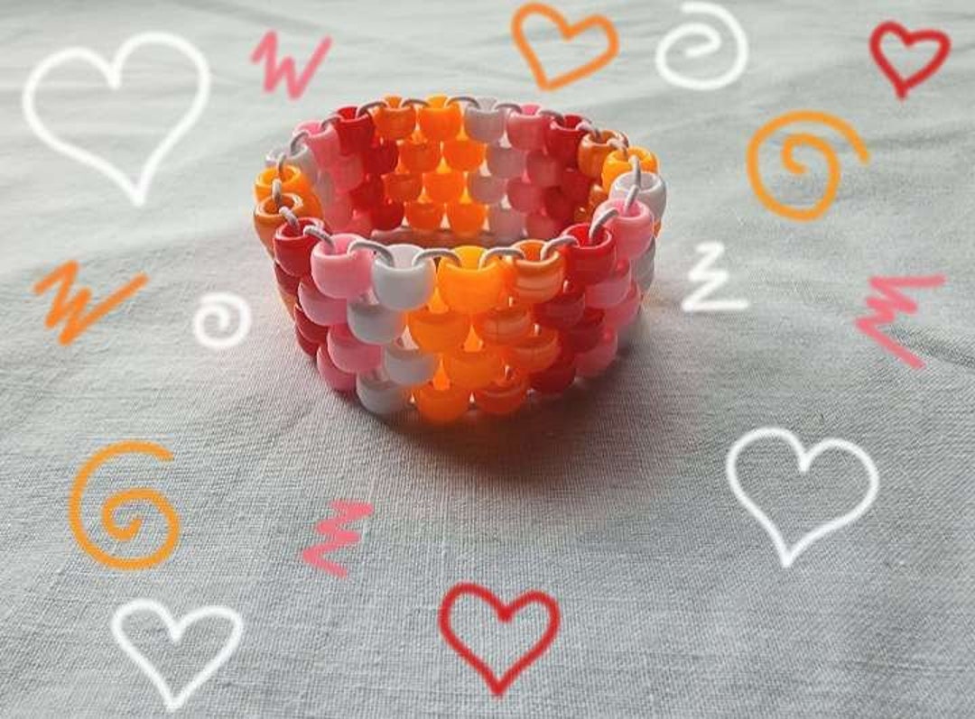 Sunkissed Mini Kandi Cuff Stitch Pattern - Etsy