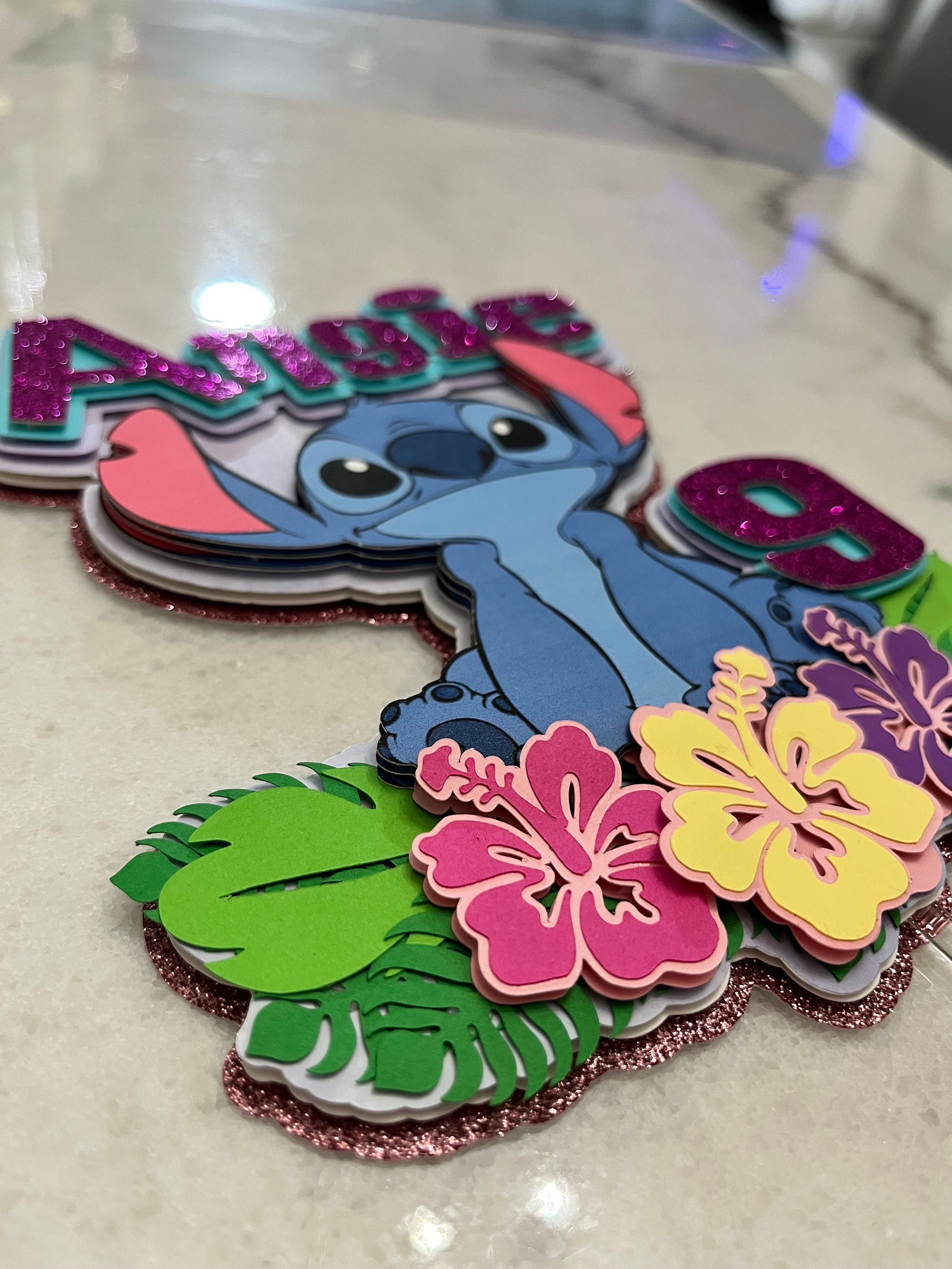 Stitch Cake Topper - Etsy