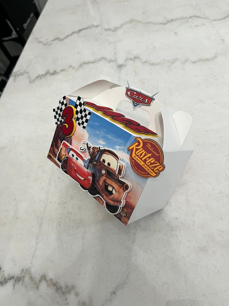 Cars Themed Favor Boxes - Etsy