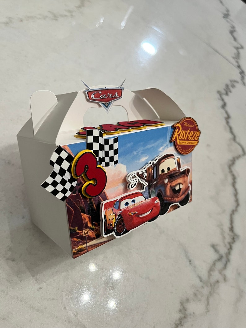 Cars Themed Favor Boxes - Etsy