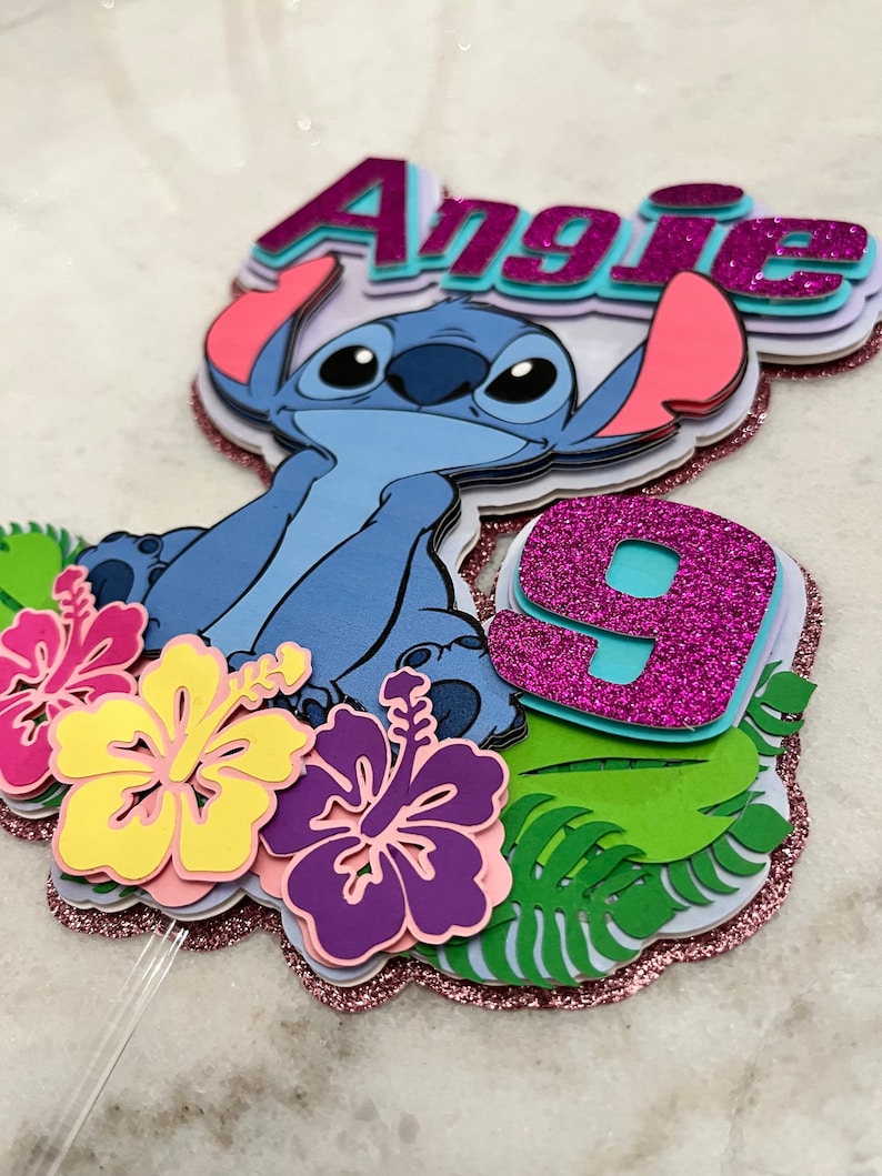 Stitch Cake Topper - Etsy