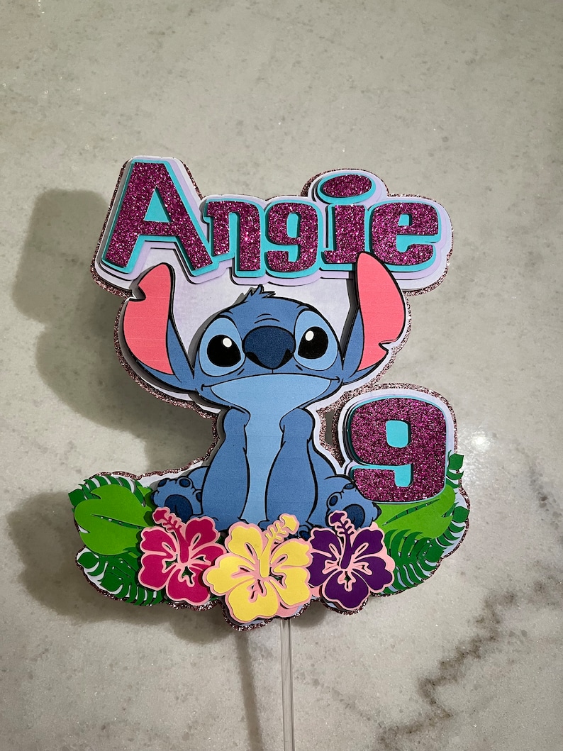 Stitch Cake Topper - Etsy