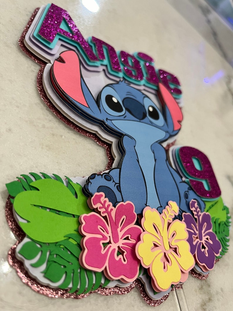 Stitch Cake Topper - Etsy
