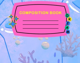 Pink Bow Composition Notebook - Etsy