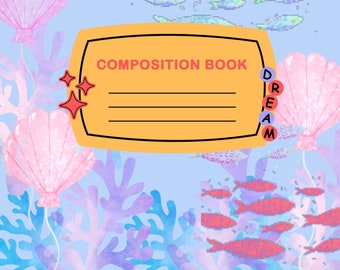 Pink Bow Composition Notebook - Etsy