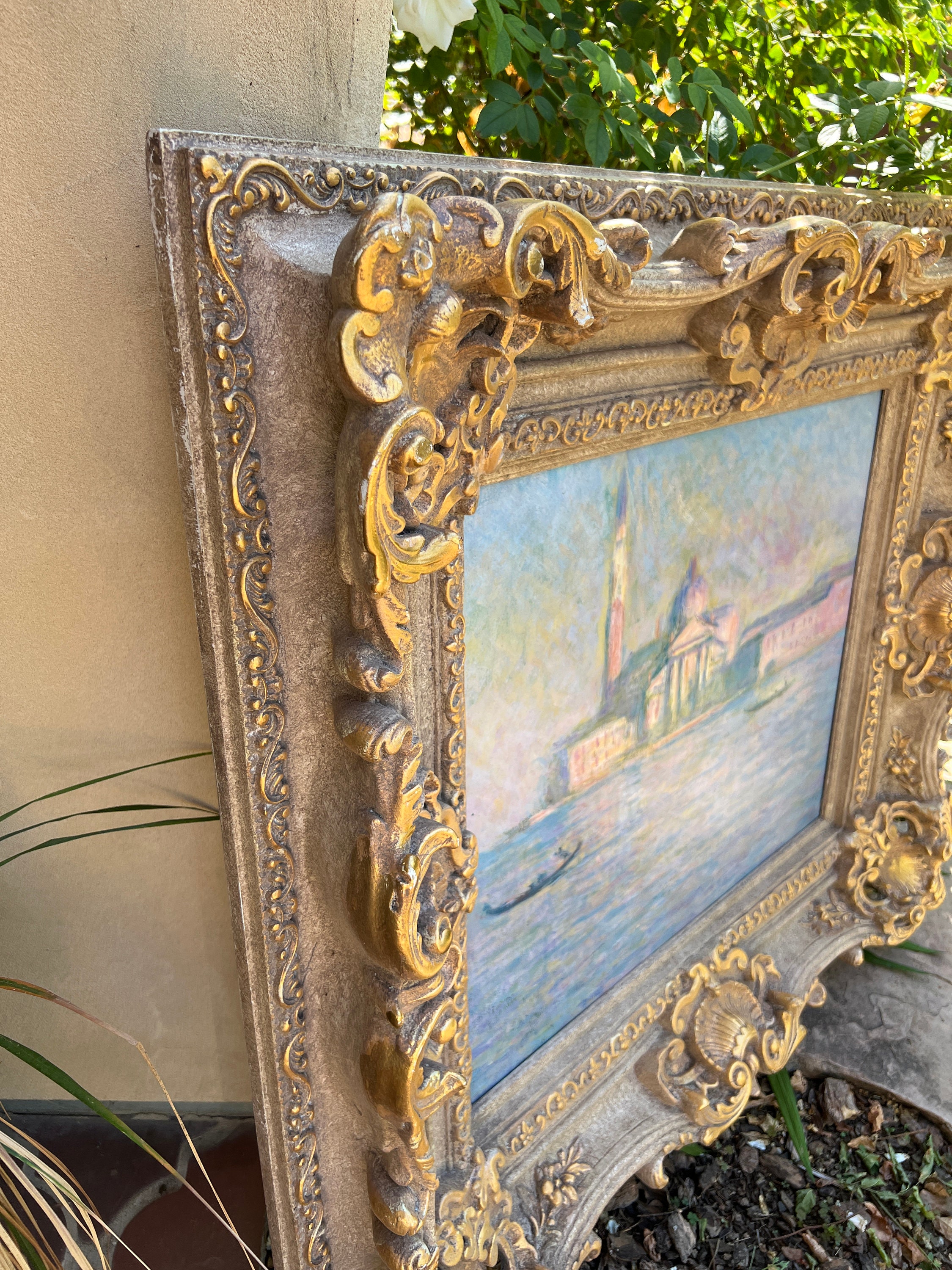 Monet Print in Ornate Baroque Style Gold Frame, 37x33 - Etsy