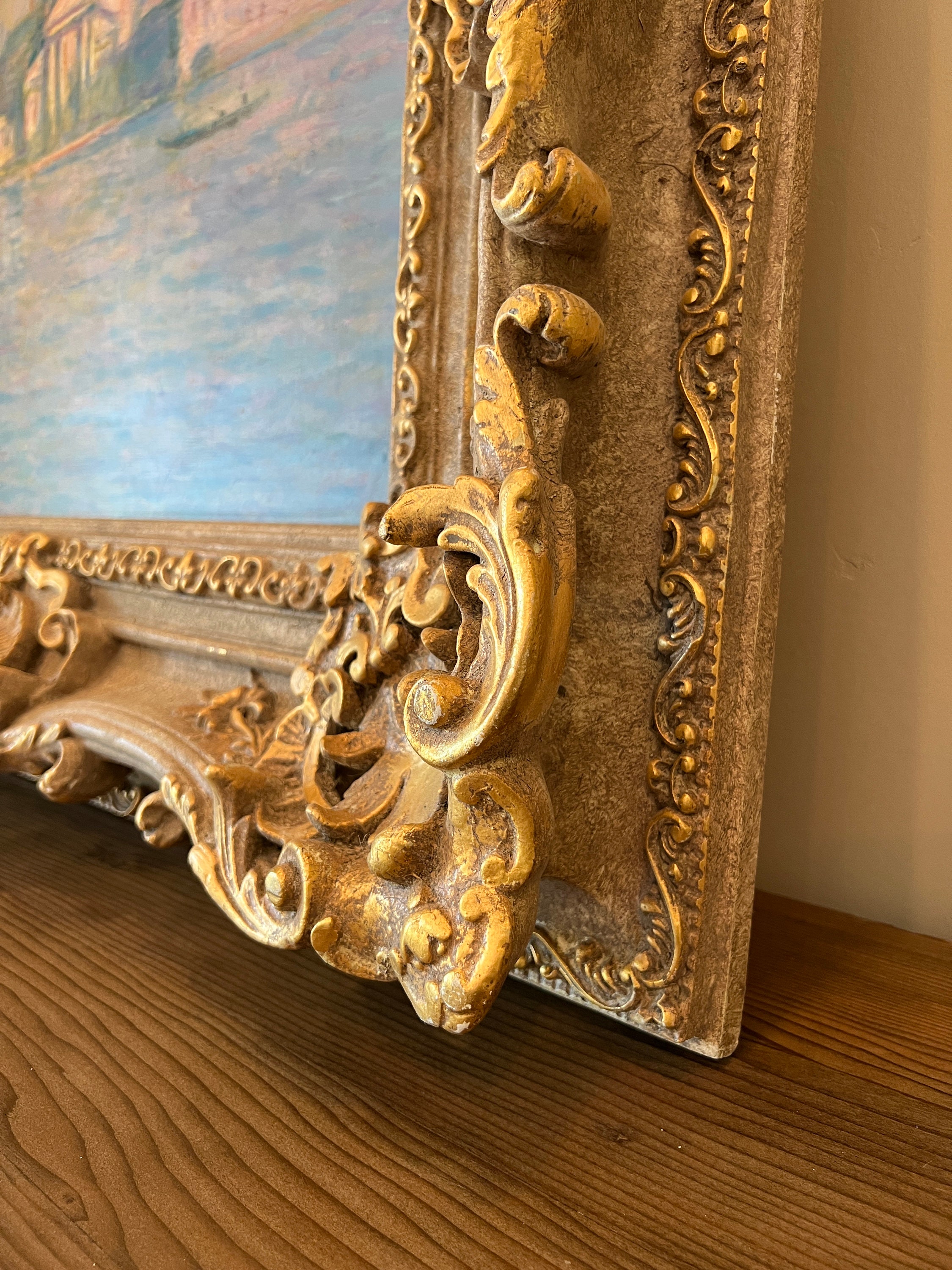 Monet Print in Ornate Baroque Style Gold Frame, 37x33 - Etsy