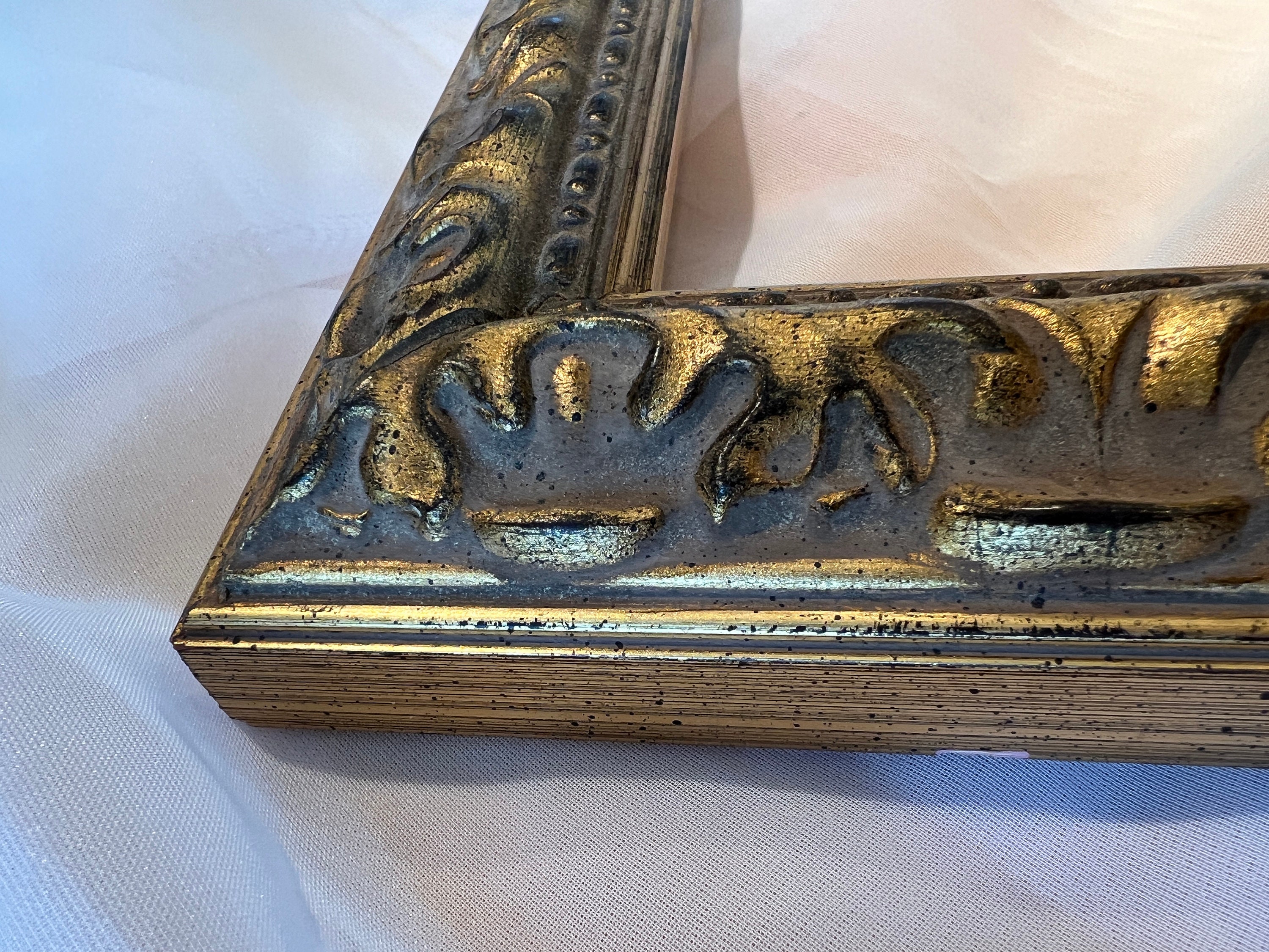 Ornate Gold Leafed Wood Frame, Fits Art Size: 17x21 - Etsy