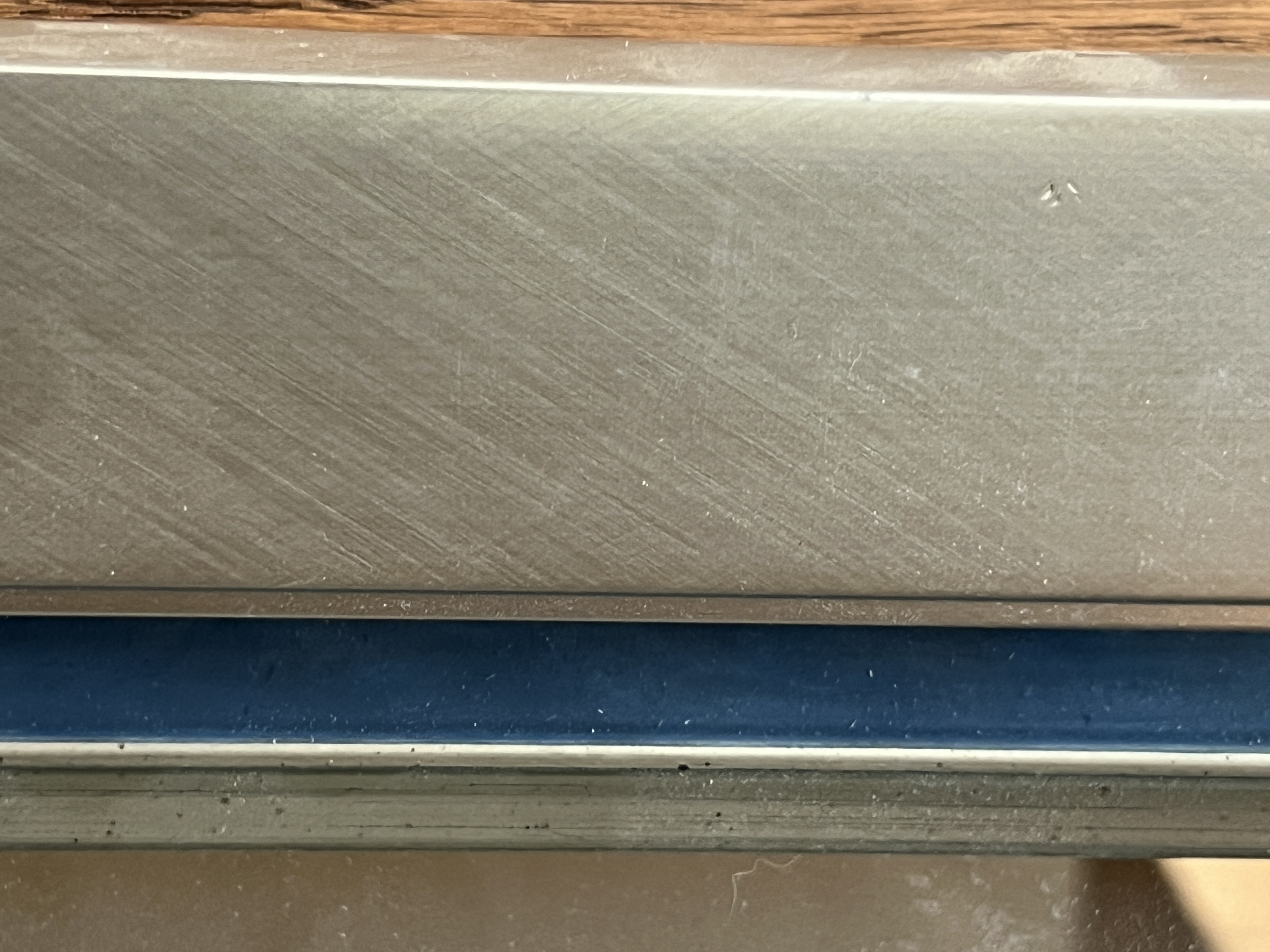 Large Contemporary Silver & Blue Frame With Mirror, 28x41 - Etsy