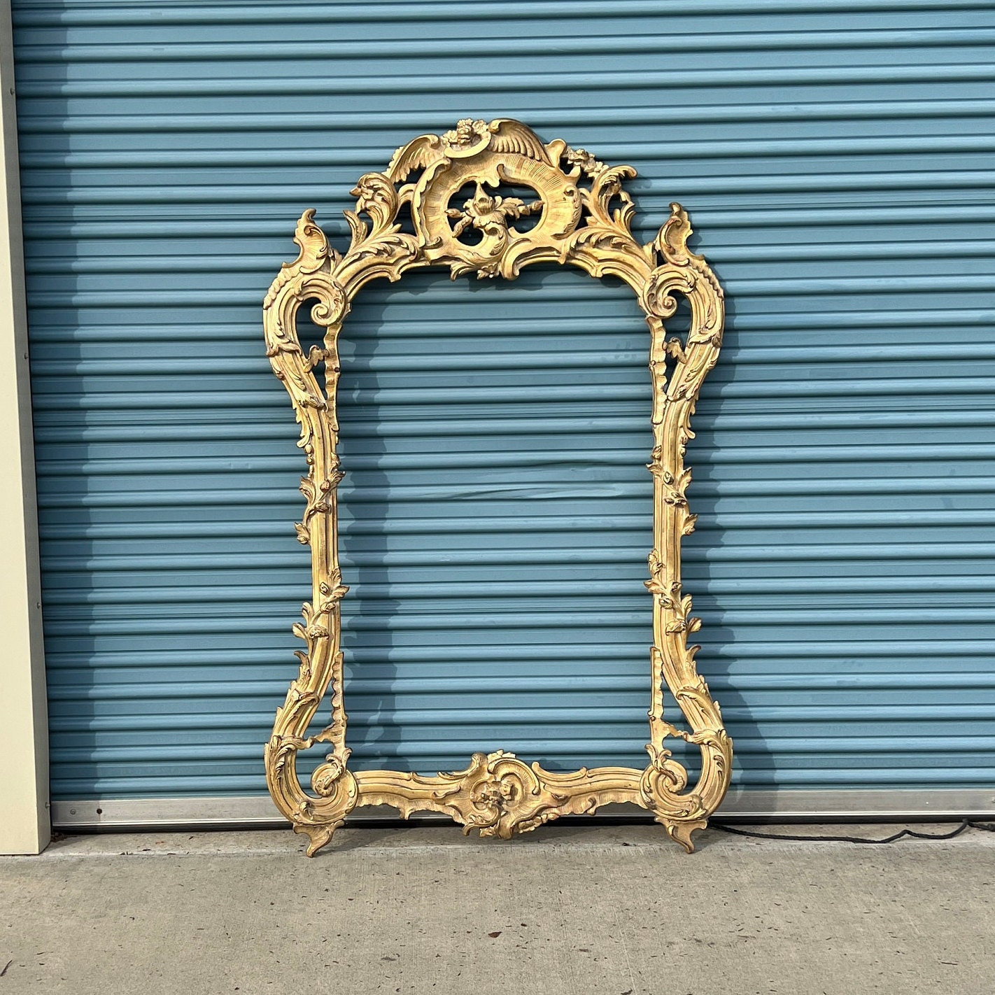 Large Ornate Carved Gold Baroque Frame, 70x44 - Etsy