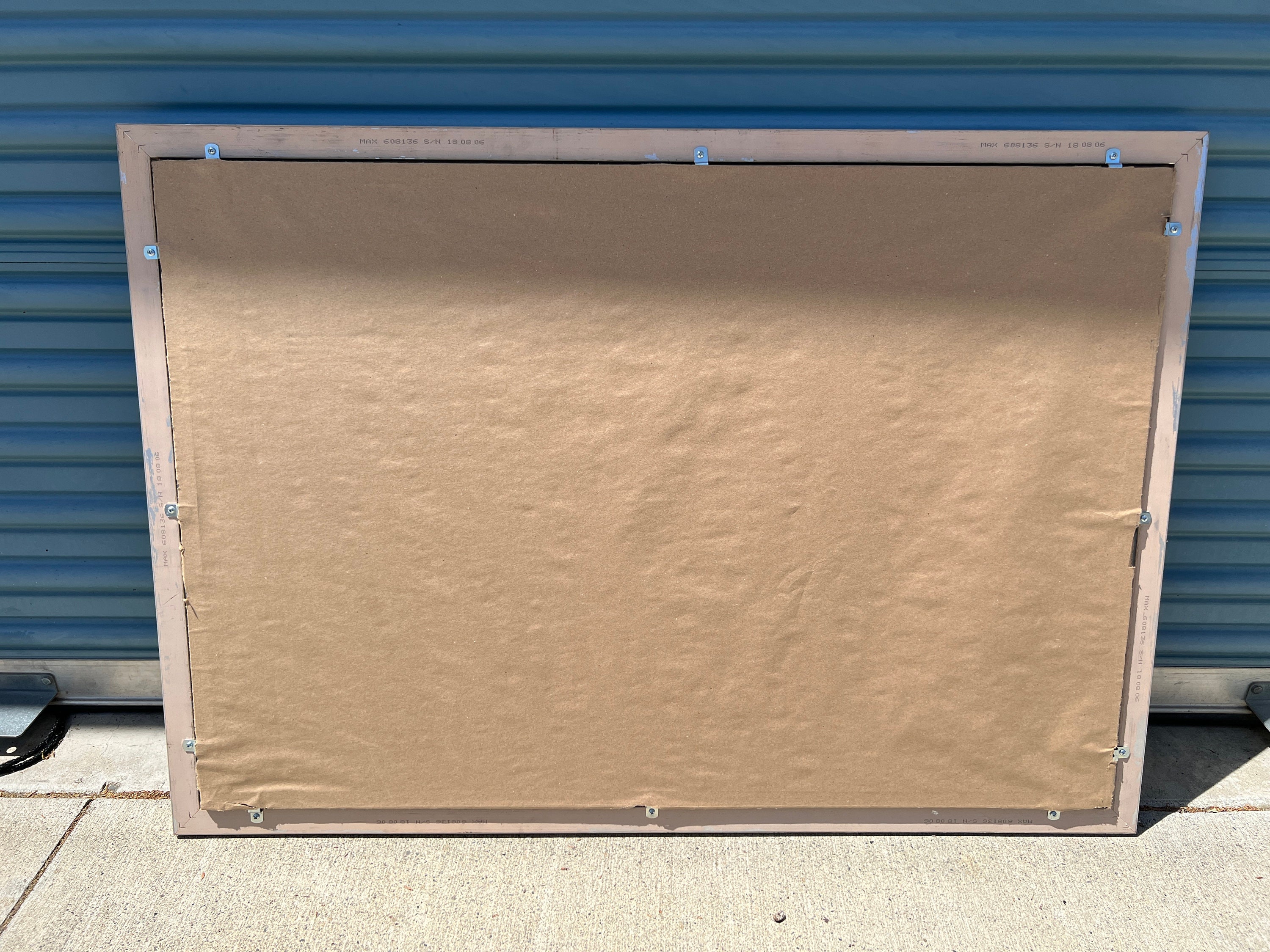 Large Contemporary Silver & Blue Frame With Mirror, 28x41 - Etsy