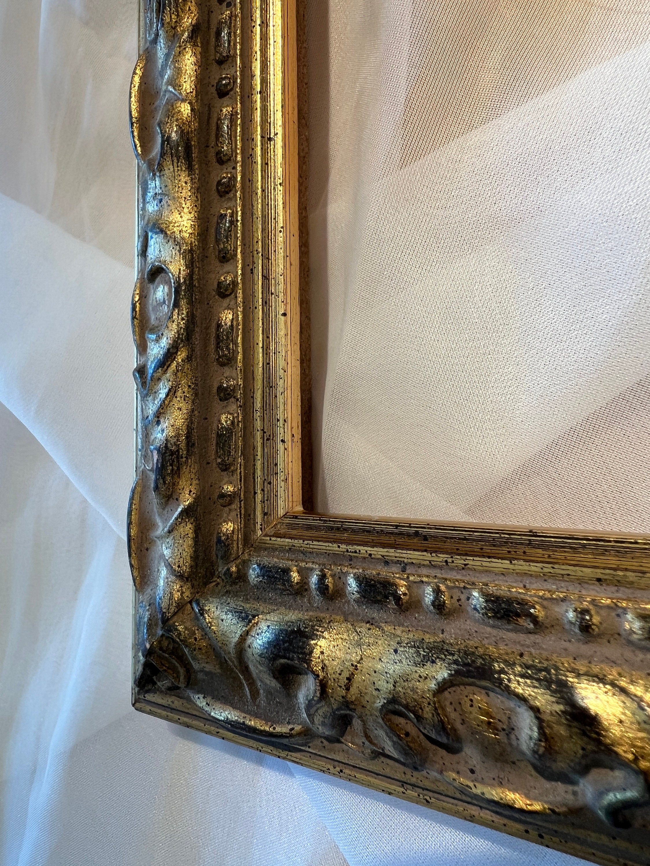 Ornate Gold Leafed Wood Frame, Fits Art Size: 17x21 - Etsy