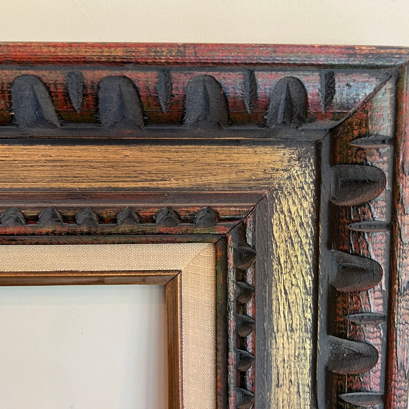 Carved Wood Frame - Etsy