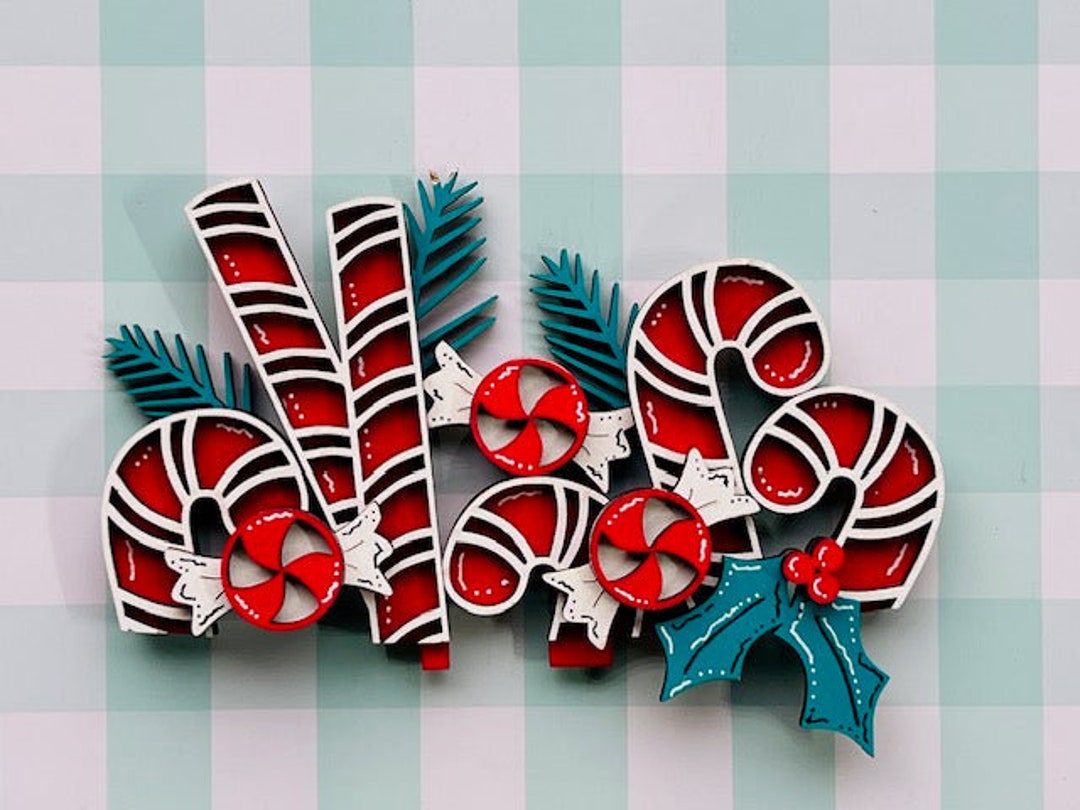 Candy Cane Basket Insert DIY Kit Craft Kit Creative Kit DIY Home Decor ...