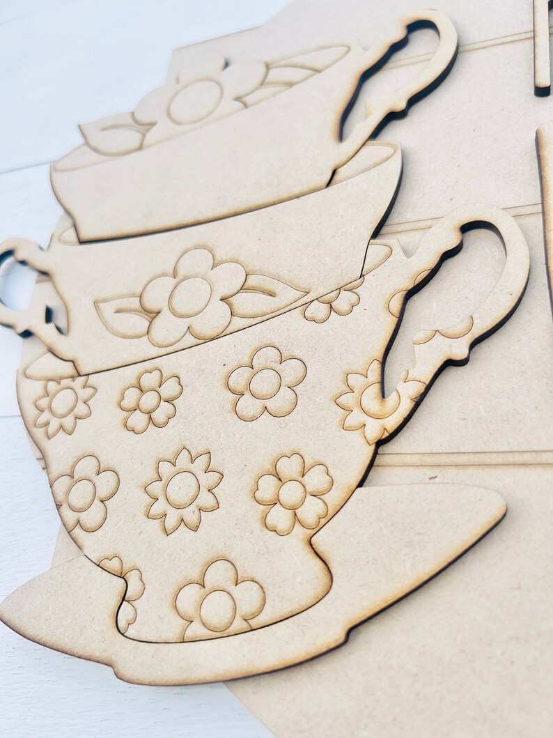 Happy Mother's Day Teacup Door Hanger DIY Kit Craft Kit Creative Kit ...