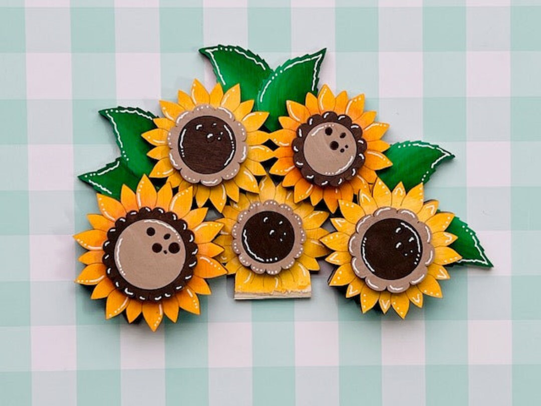 Sunflower Basket Insert DIY Kit Craft Kit Creative Kit DIY Home Decor ...