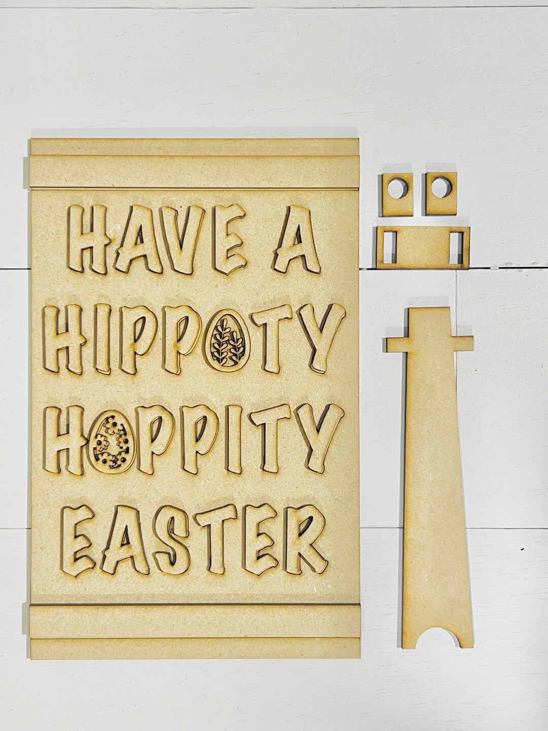Hippity Hoppity Easter Sign DIY Kit Craft Kit Creative Kit DIY Home ...