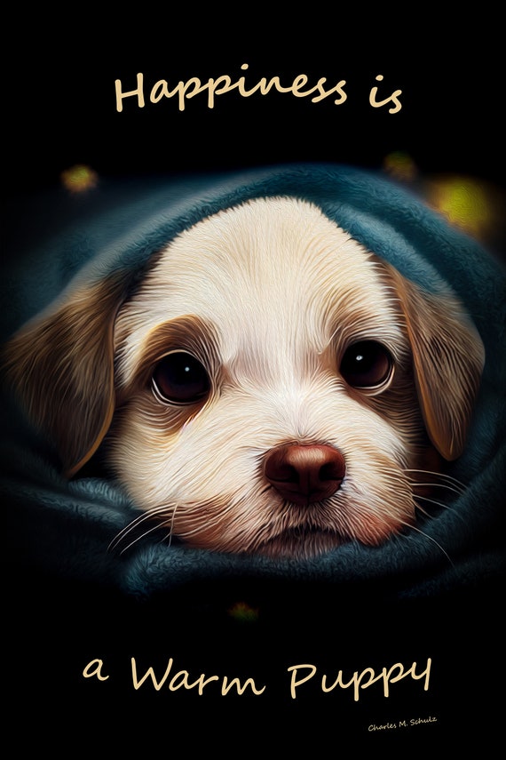 Peanuts Happiness Is A Warm Puppy